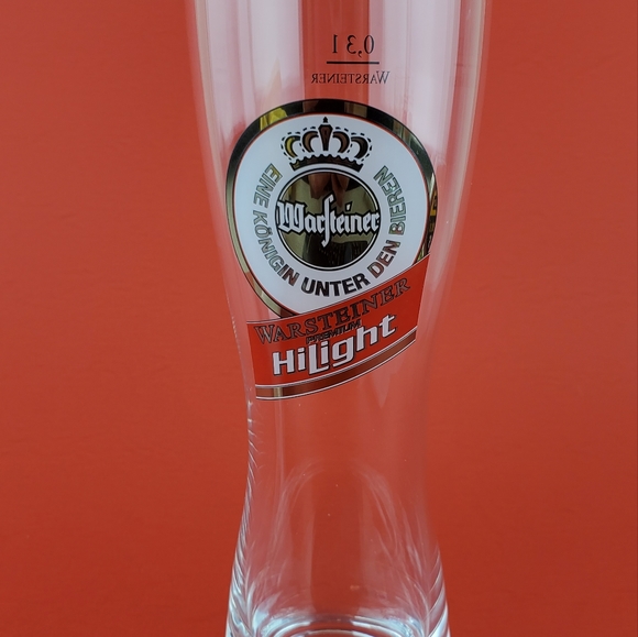 Warsteiner | Dining | Warsteiner Premium Hilight Beer Glass 8 Gold Rim ...